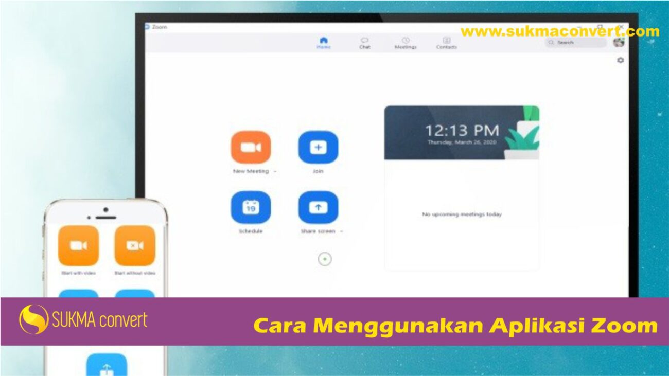 Cara Menggunakan Aplikasi Zoom di Handphone dan PC (Laptop)