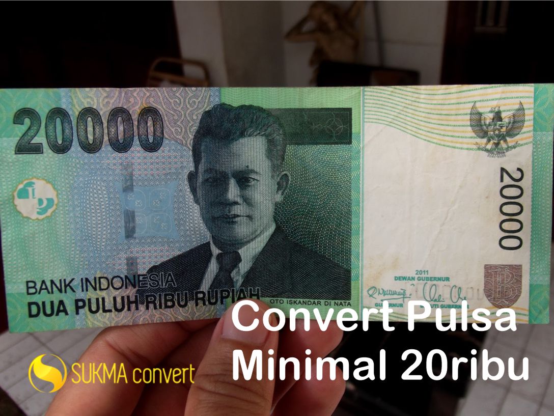 Cara Convert pulsa Minimal 20 Ribu Gratis Tanpa Potongan
